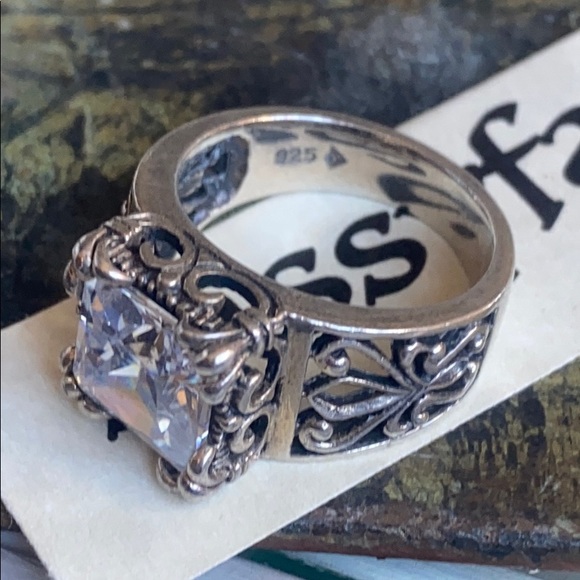 Silpada | Jewelry | Silpada Sterling Silver Cubic Zirconia Ring | Poshmark